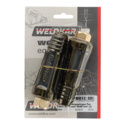 Blister Kabelkoppelingen Pen WKP 35-50 voor 35/50 mm² (2) - Weldkar