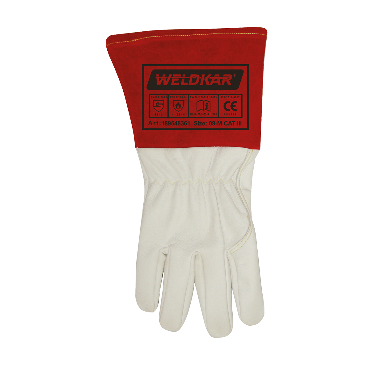 Lashandschoen Tig Weldkar Pro-Touch, 11cm kap - Maat 10 / L - Weldkar